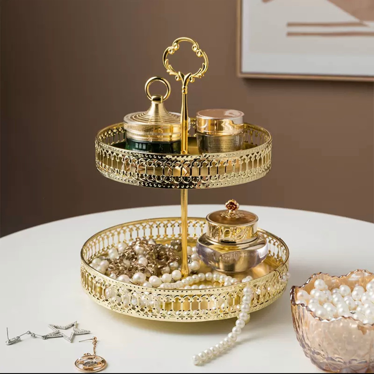 2-stage antique Display rack【C541】 | craft.meow