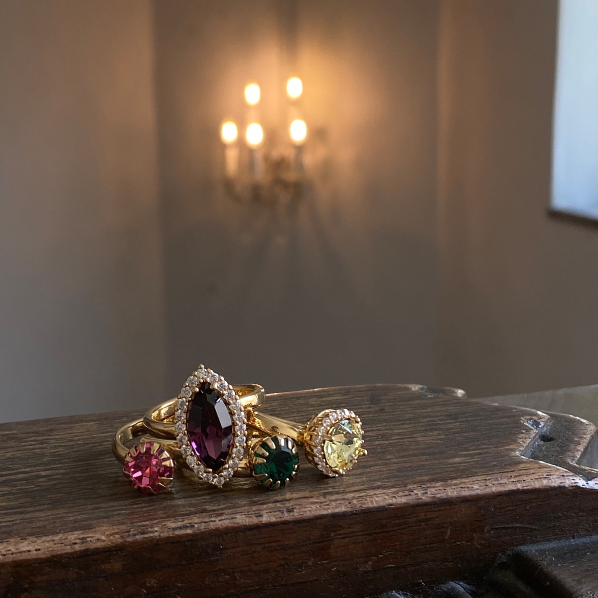 ANTON HEUNIS マルチカラー4連リング | BIJOUX KIQUE