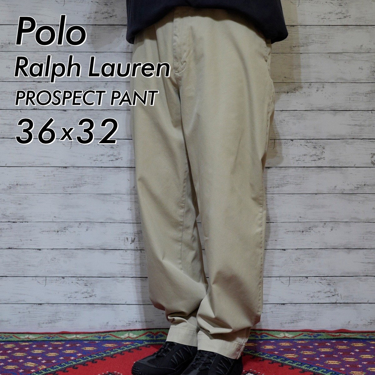 Polo Ralph Lauren ポロラルフローレン PROSPECT PANT W36 L32 ノータック チノパン ポロチノ スラックス ...