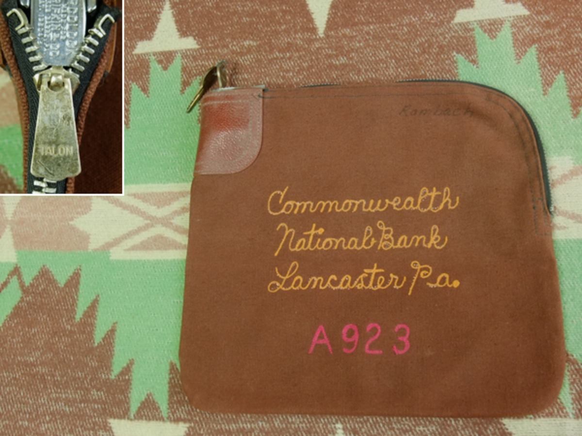 60s RIFKIN SAFETY SAC Bank/Deposit Bag | Wonder Wear ヴィンテージ古着ネットショップ