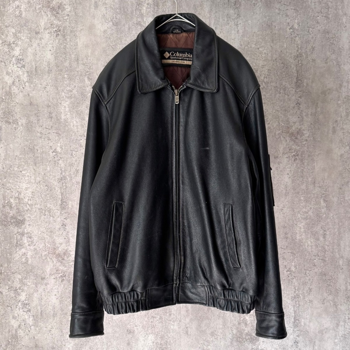 00s Columbia leather sport jacket | Muri vintage