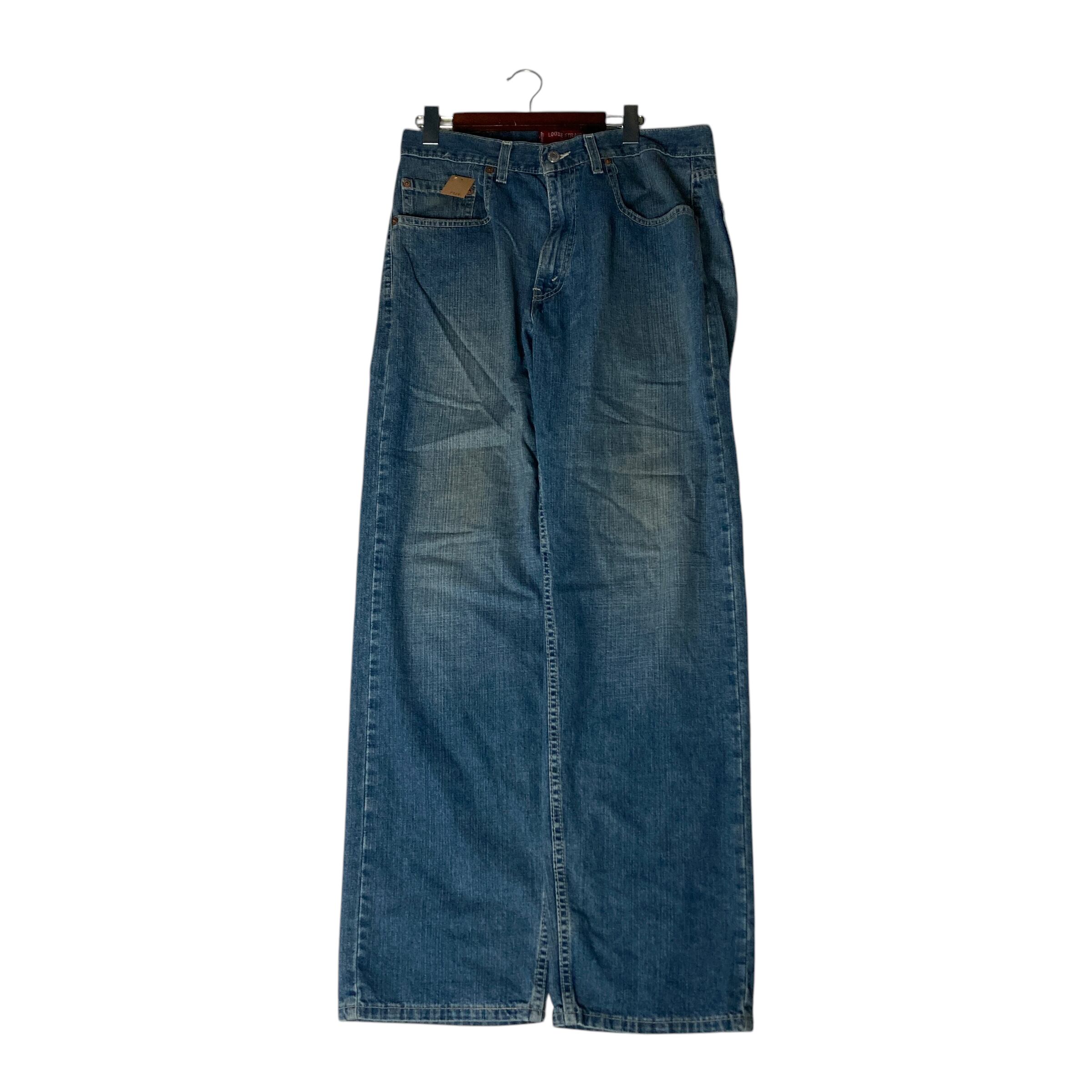 【W33×L34】Levi's569 デニムパンツ 革パッチ | 古着屋OLDGREEN