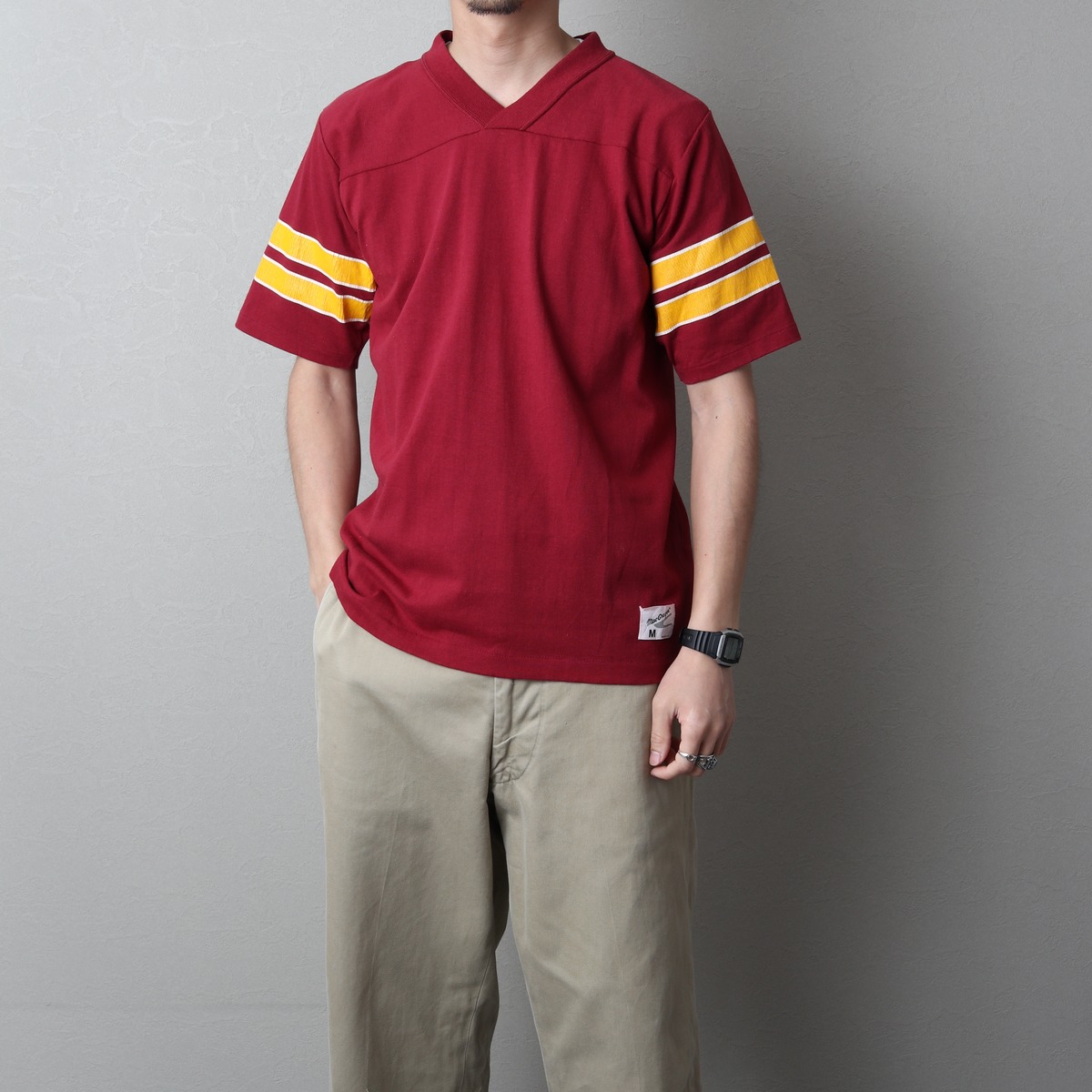 1980's MadeinUSA Vintage Football T-Shirt "mac gregor" 111039 | ulc ...