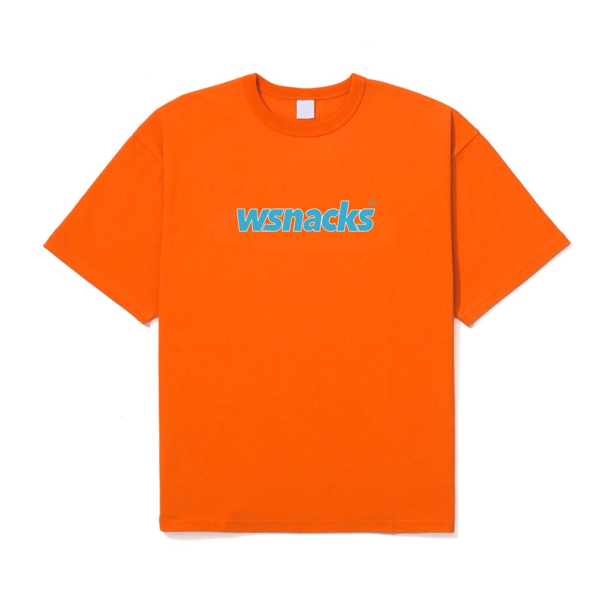 "Color logo Tee"【Orange】 | Wsnacks