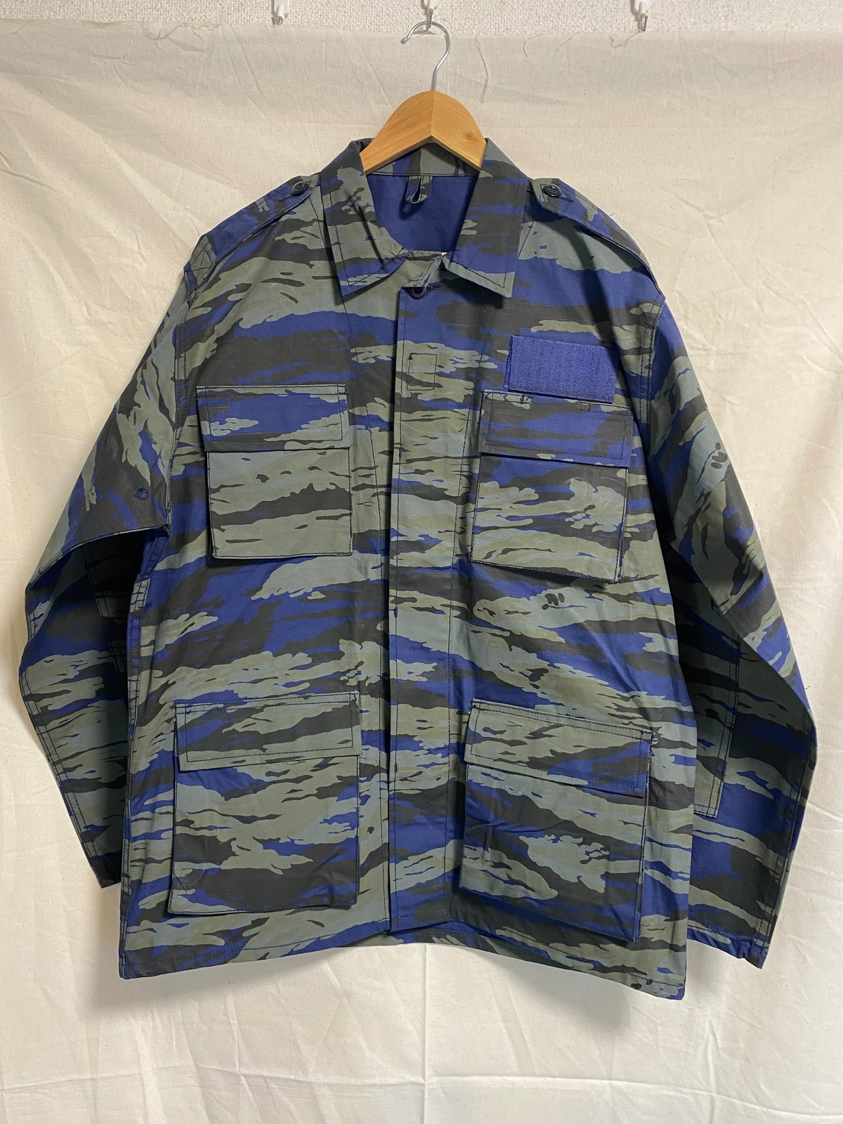 Hellenic Air Force Blue Lizard Camo Combat Jacket | NORITEN