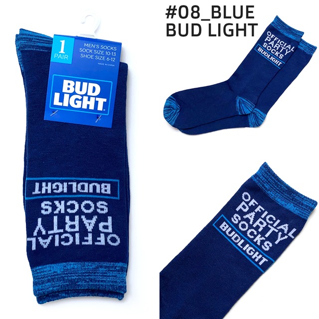 [Budweiser / BUD LIGHT] Beer Socks | hab