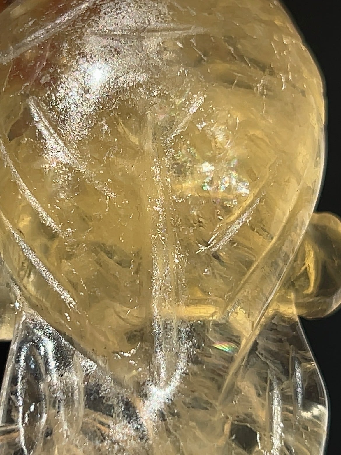 ☆ ☆ キラキラのイエローフローライトフクロウさん★ | ichigo_ichie