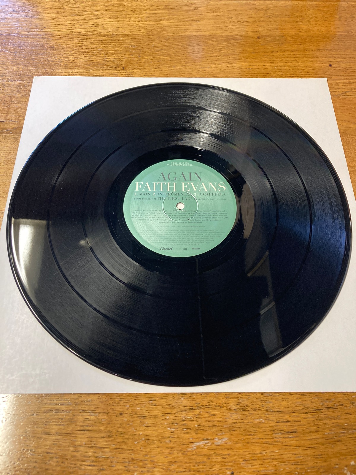 Faith Evans/Again | ミソベースレコード