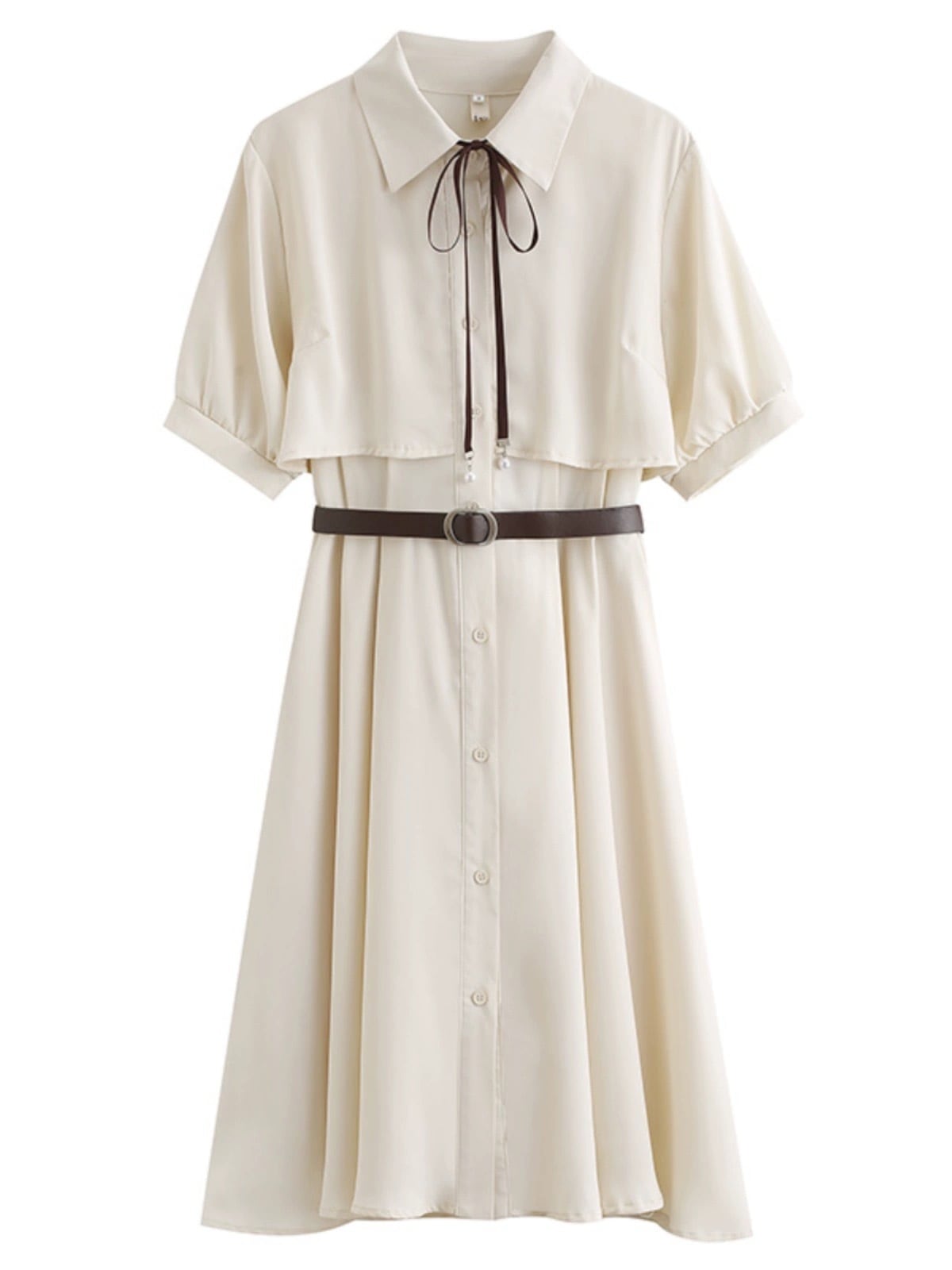 フレンチレトロ♡ハイウエストボウタイリボンワンピース F0783 フレンチレトロ♡ハイウエストボウタイリボンワンピース F0783