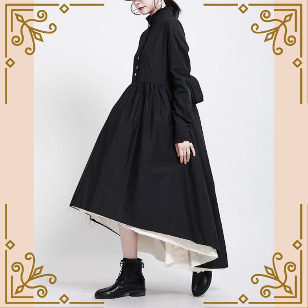 ♢ブラックフィッシュテールワンピース♢trnd230 | Re:tro ♢ブラックフィッシュテールワンピース♢trnd230 | Re:tro