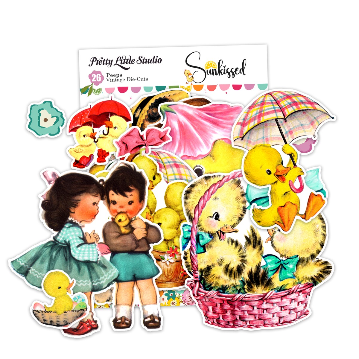 新入荷☆PLS46 PrettyLittleStudio【Peeps】 Large die-cuts pack ダイカットパック ...