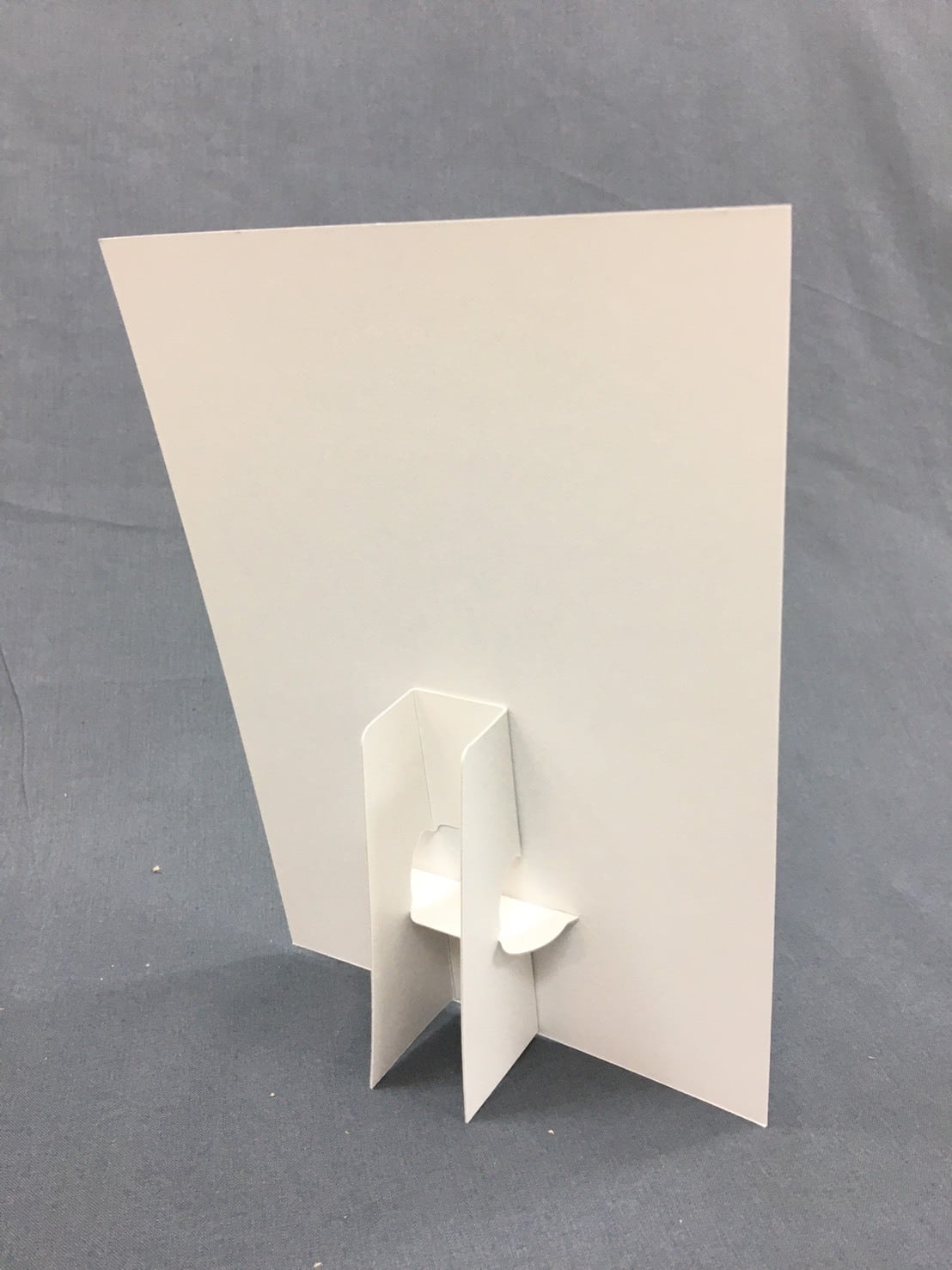 卓上スタンドPOP A5サイズ 紙製パネル 紙脚 【印刷なし】 | SUNEXCEL