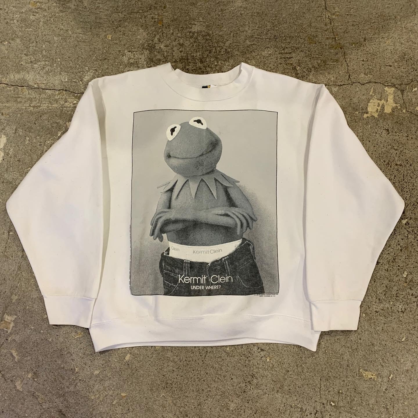 90s Kermit Clein sweat | What’z up