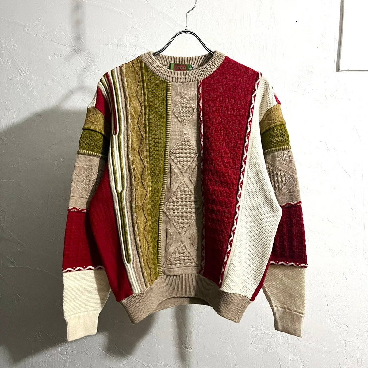 90s KENZO Wool 3D Knit ”Dead Stock” | VOLAR