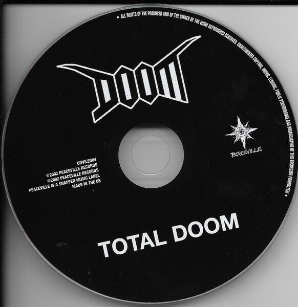 DOOM/TOTAL DOOM(デジパック仕様) | RECORD SHOP CONQUEST/レコードショップコンクエスト