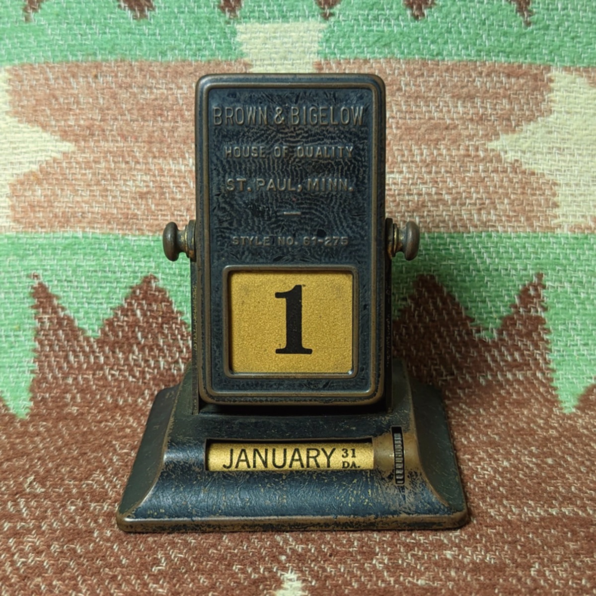 1920s～ BROWN & BIGELOW TipTop Advertising Desk Calendar | Wonder Wear ...