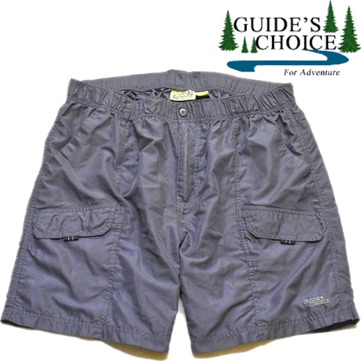 1点物 ナイロン地ブッシュパンツ34ショートパンツ古着メンズXXLレディースOKアメカジ90sストリート/スポーツMixブランド中古グレー ...