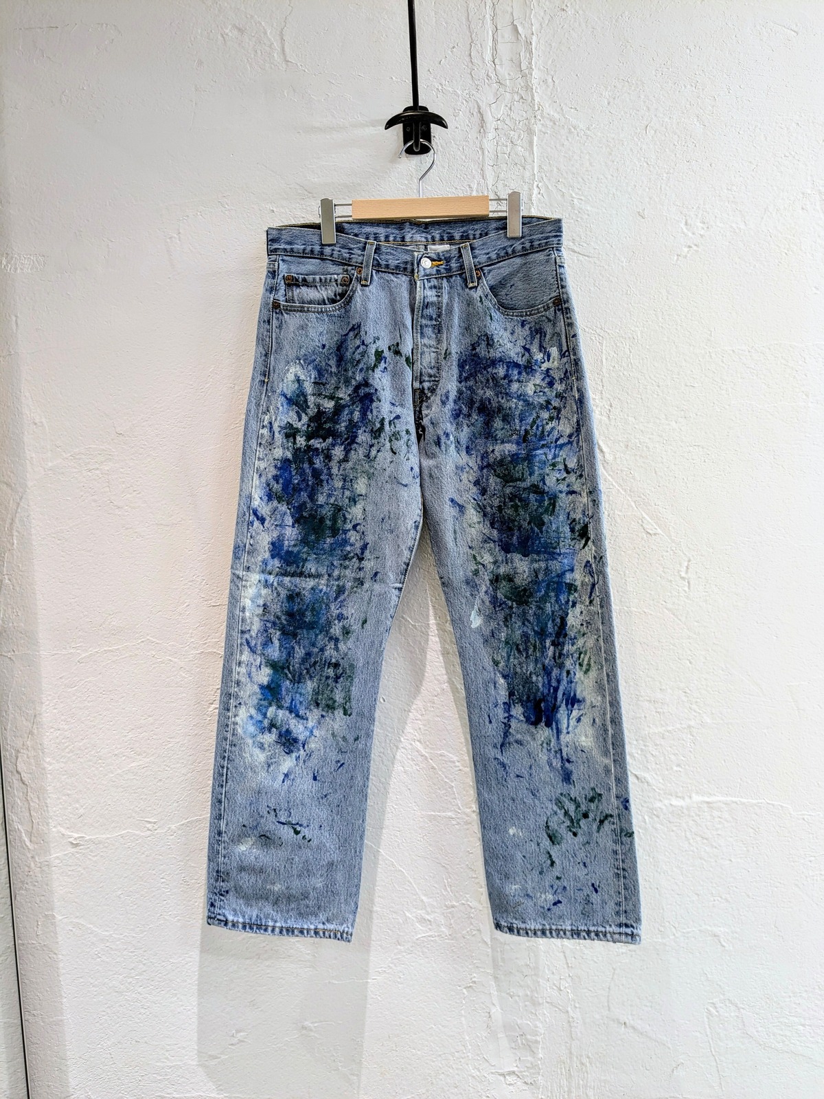Artistic Painted Color Denim Pants | tokiclothing