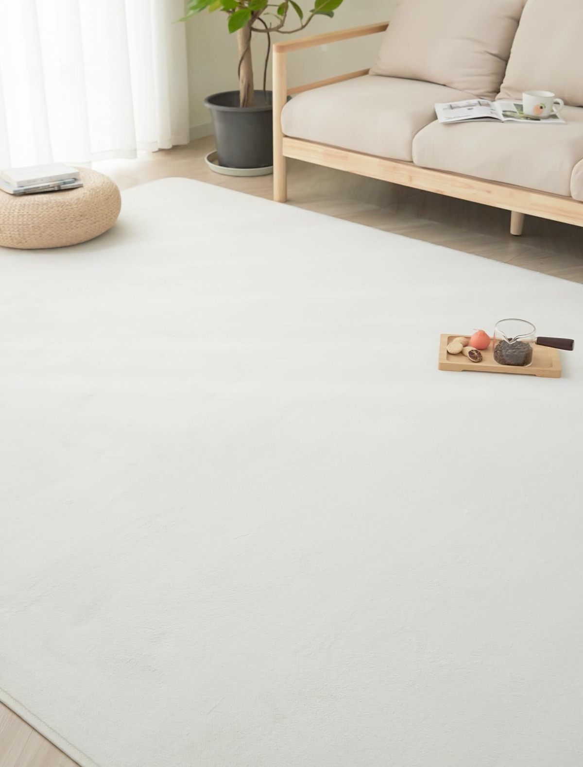 HARUMIN カーペット ラグ ラグマット 洗える 200×250cm 約3畳 絨毯 北欧 おしゃれ 抗菌 防臭 滑り止め オールシーズン 床暖房 ホットカーペット対応 床保護マット ...