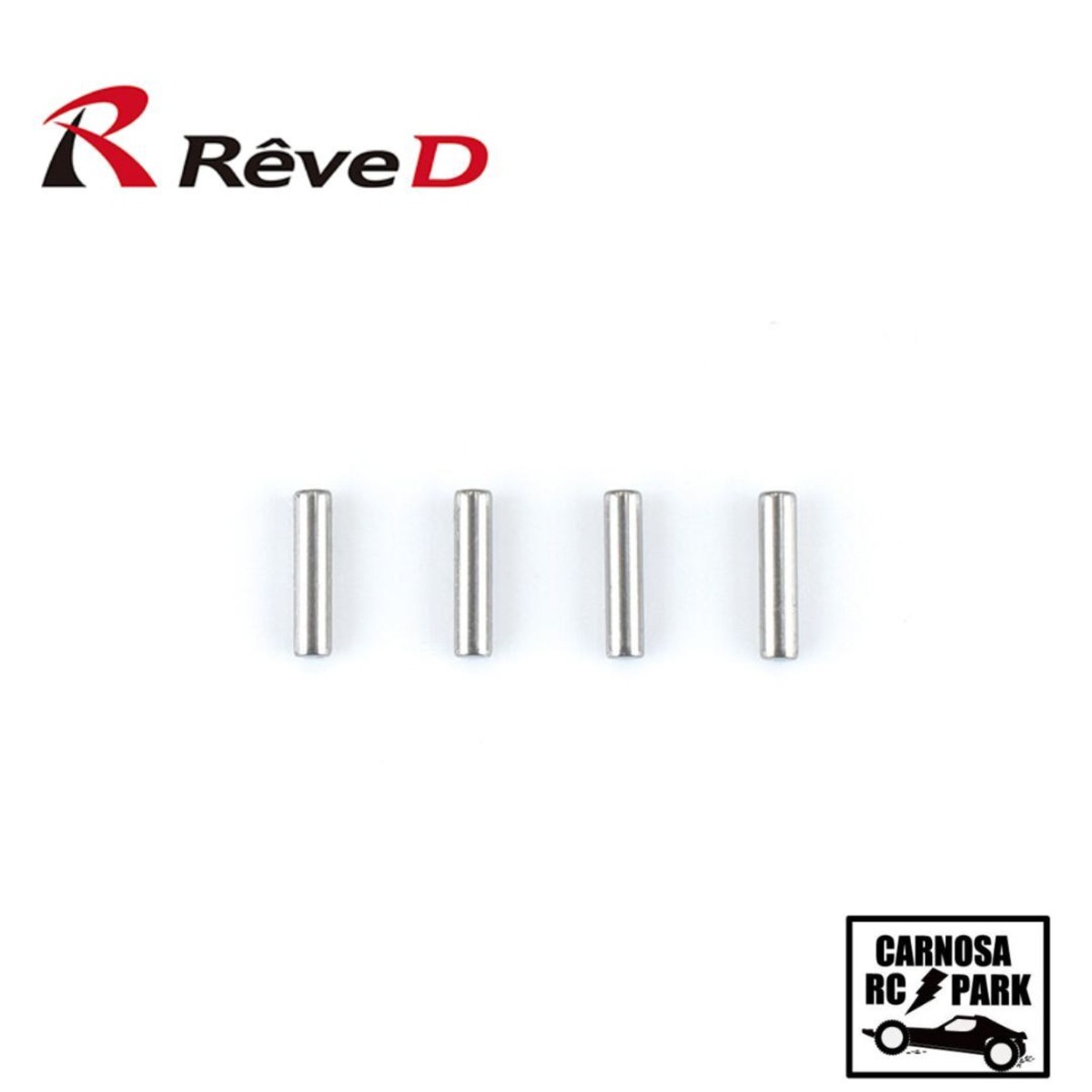 【ReveD レーヴ・ディー】Φ2.0×9.0mm ホイールハブピン [SP-20090] | CARNOSA RC SHOP