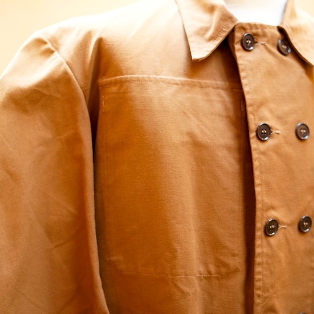 50's COLAM DUCK COTTON DOUBLE BREASTED JACKET DEAD STOCK | STRAYSHEEP ...