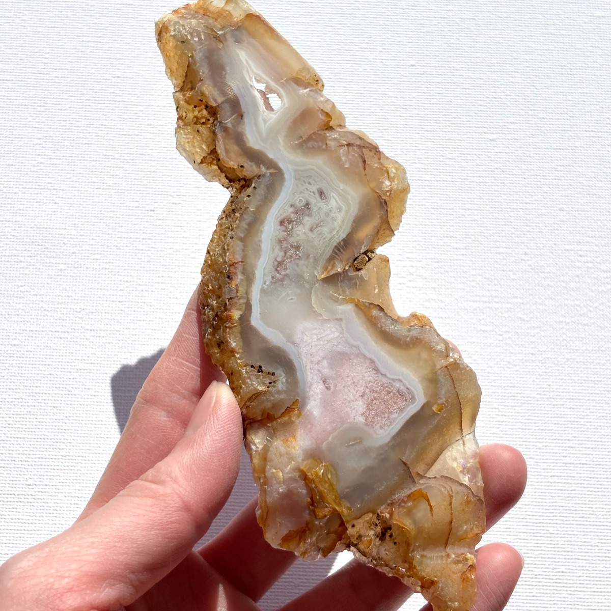 Flower Agate Slab ︎ フラワーアゲートスラブ | Crystalshop Nam 天然石