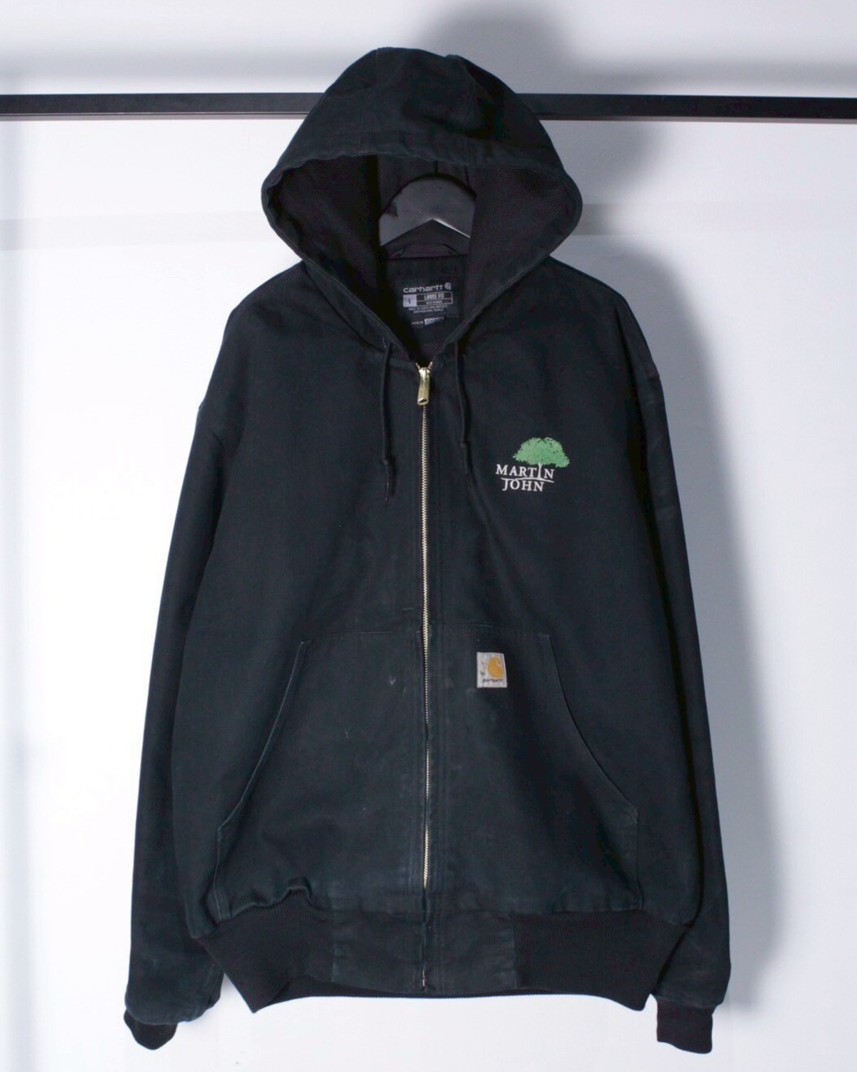 【Caka BLACK】"Carhartt" Patch Logo Design Vintage Loose Active Jacket ...