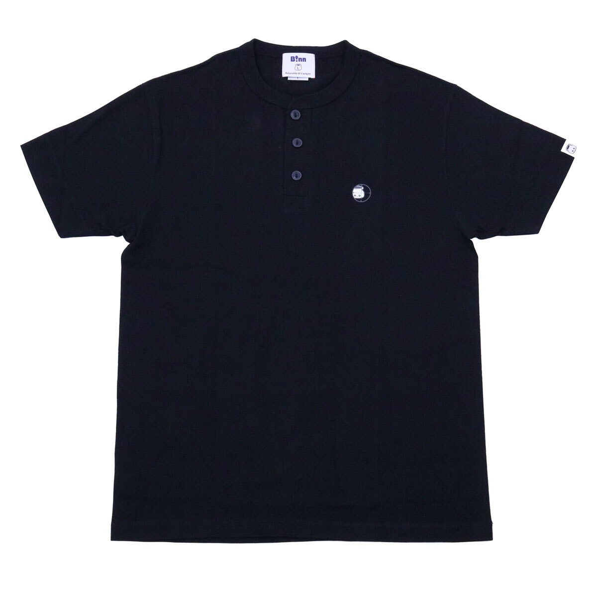 SCOPE Henry Neck T (Black) | B!nn World.