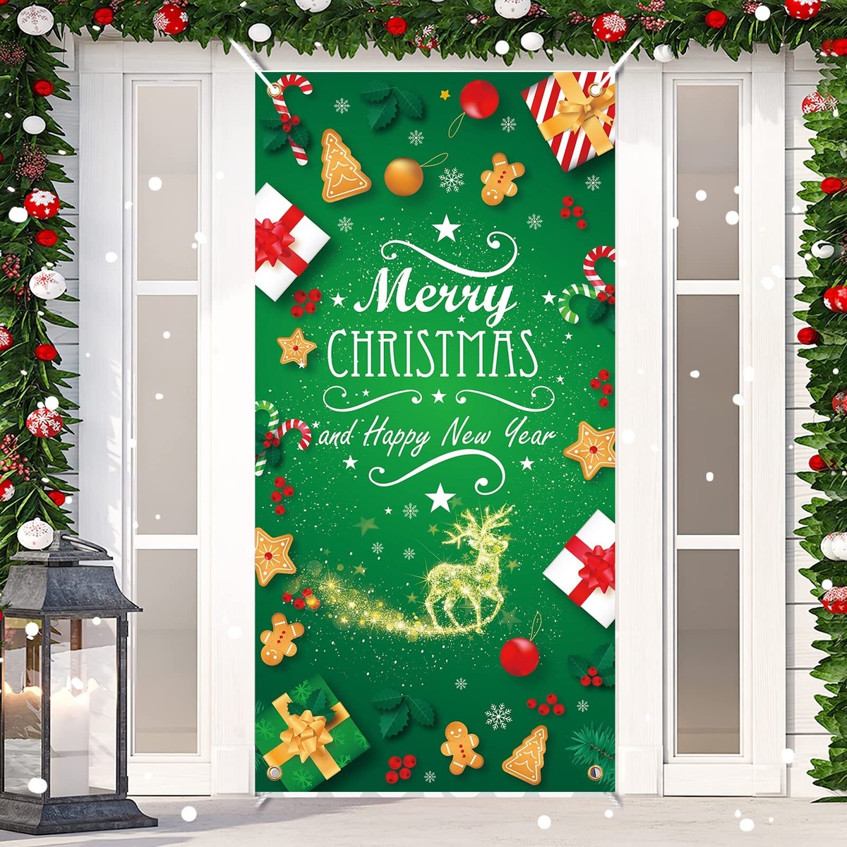 Paready クリスマス タペストリー 飾り 壁掛け バナー 壁 窓 玄関 多機能 装飾 Merry Christmas 背景 デコレーション インテリア 布ポスター お店 プレゼント ...