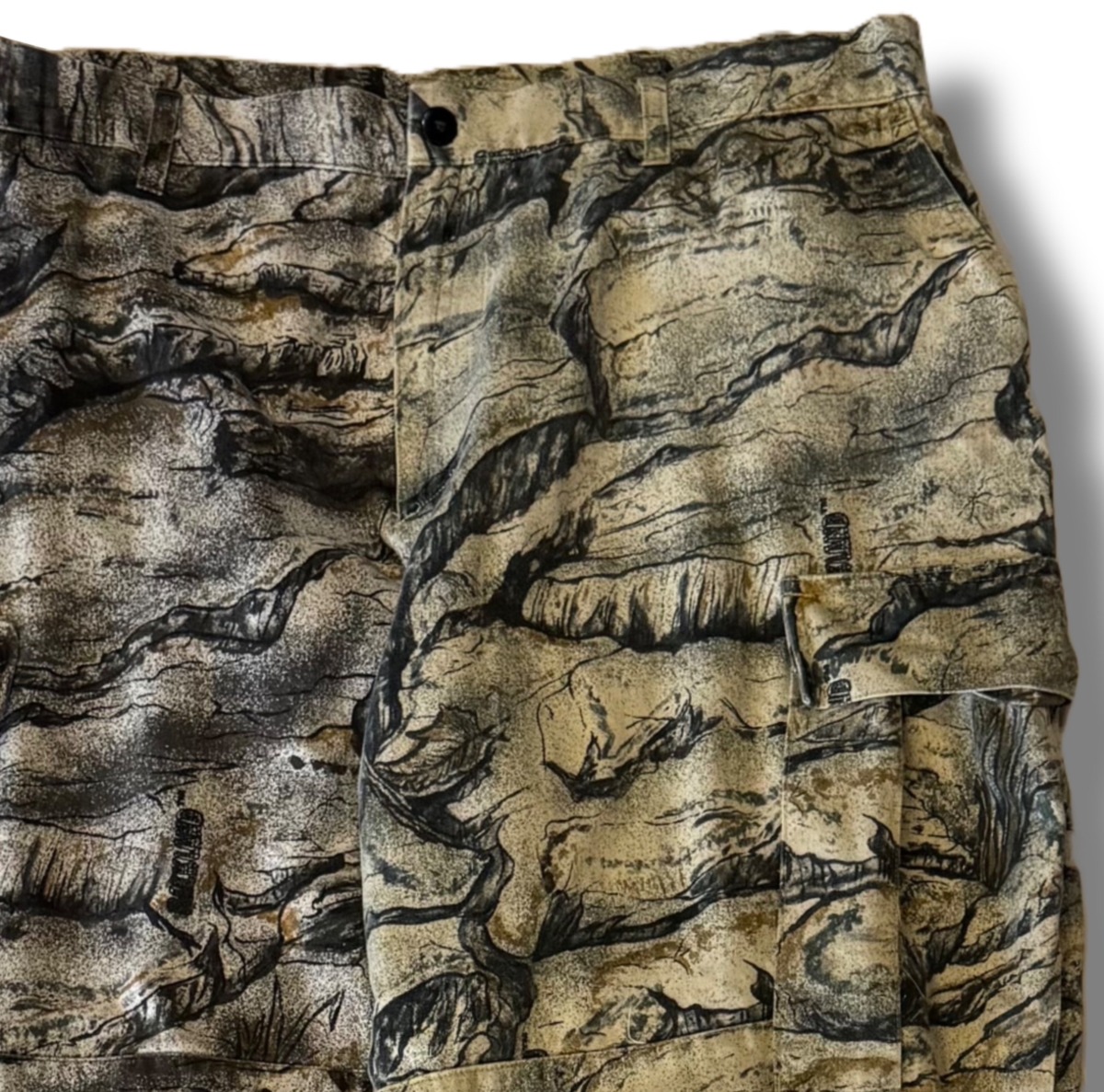 90s〜 backlander Backland Camo Remake Twotone Cargo Pants | RIDDLE clothing