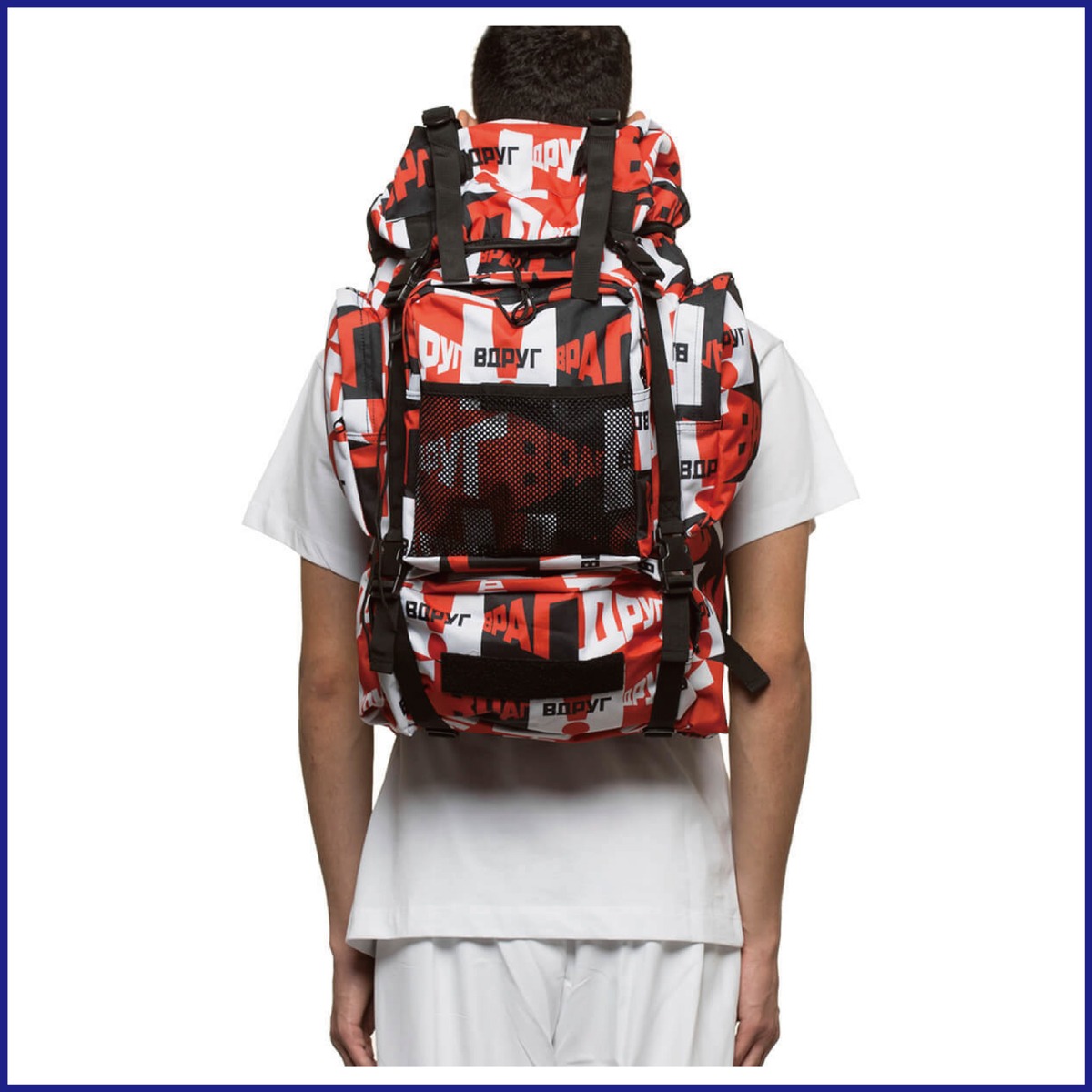 【正規品】Gosha Rubchinskiy Medium Graphic Backpack ゴーシャラブチンスキー バックパック ...