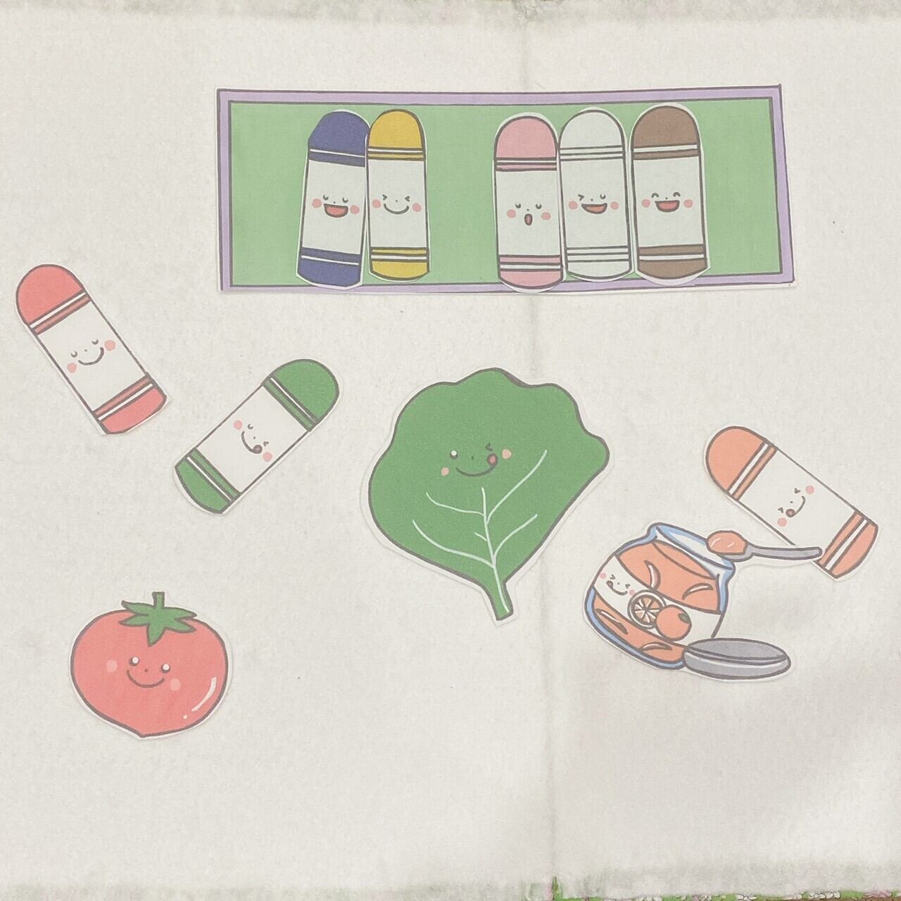 おはようクレヨン パネルシアター 歌 童謡 楽譜つき | パネルシアター・スケッチブック 保育用品販売 risugumi