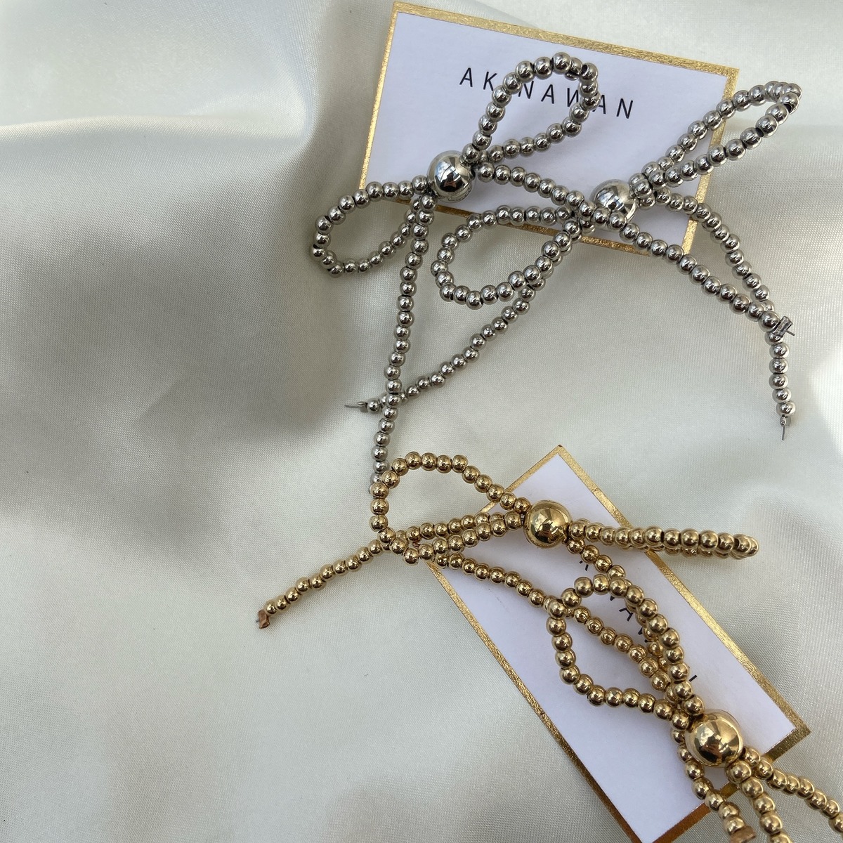 copper beans ribbon pierce | AKINAWAN