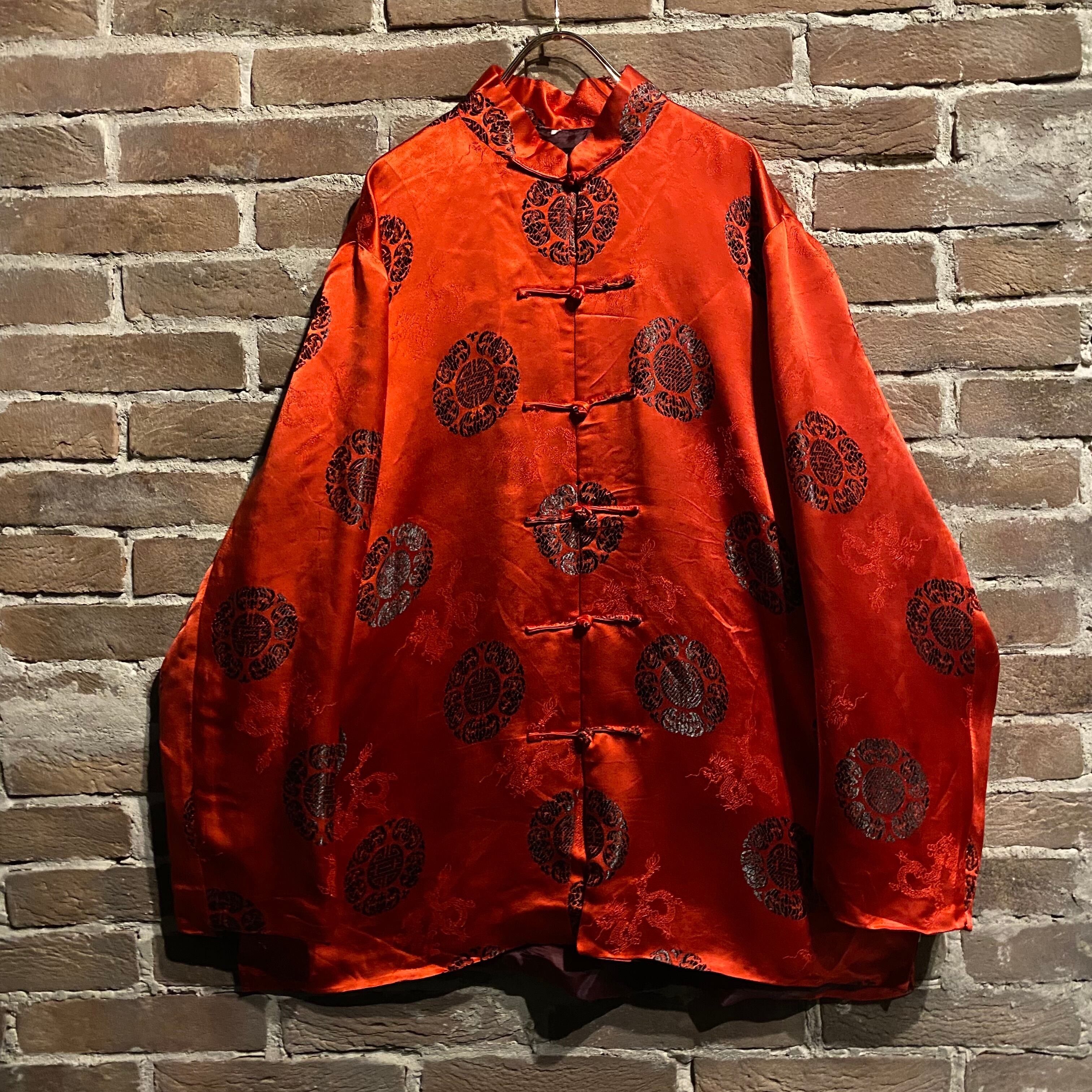【Cakaact3】Chinese Pattern Dragon Design Loose L/S China Shirt | Caka(カカ ...
