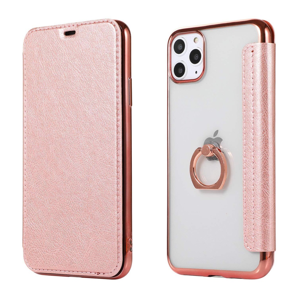 【数量限定】iPhone ケース 財布 指輪 のPUレザー 手帳型 リング付き スマホケース iphoneX、8、8p、7、7p、xs、xsmax、11、11pro、11promax対応 耐 ...