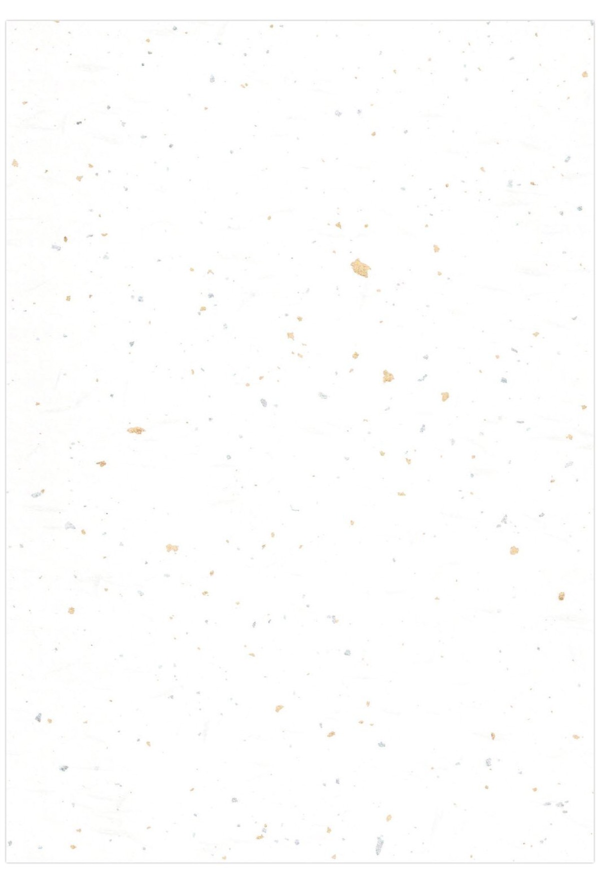 【人気商品】【 限定】和紙かわ澄 OA和紙 B5 越前和紙 金銀砂子 大礼紙 白 プリンター対応和紙 100枚入 | charmblossom