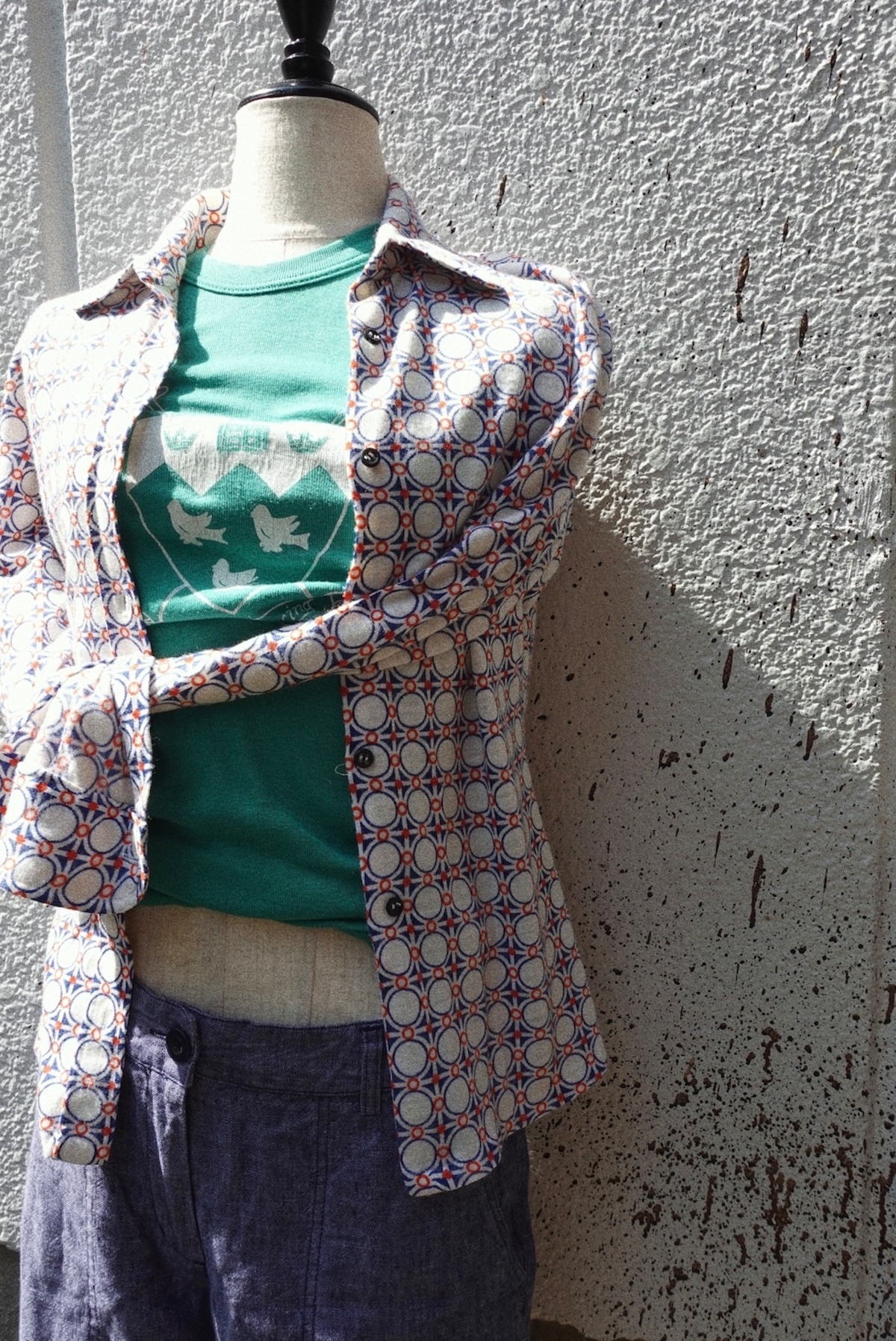 geometric pattern shirt | emuy