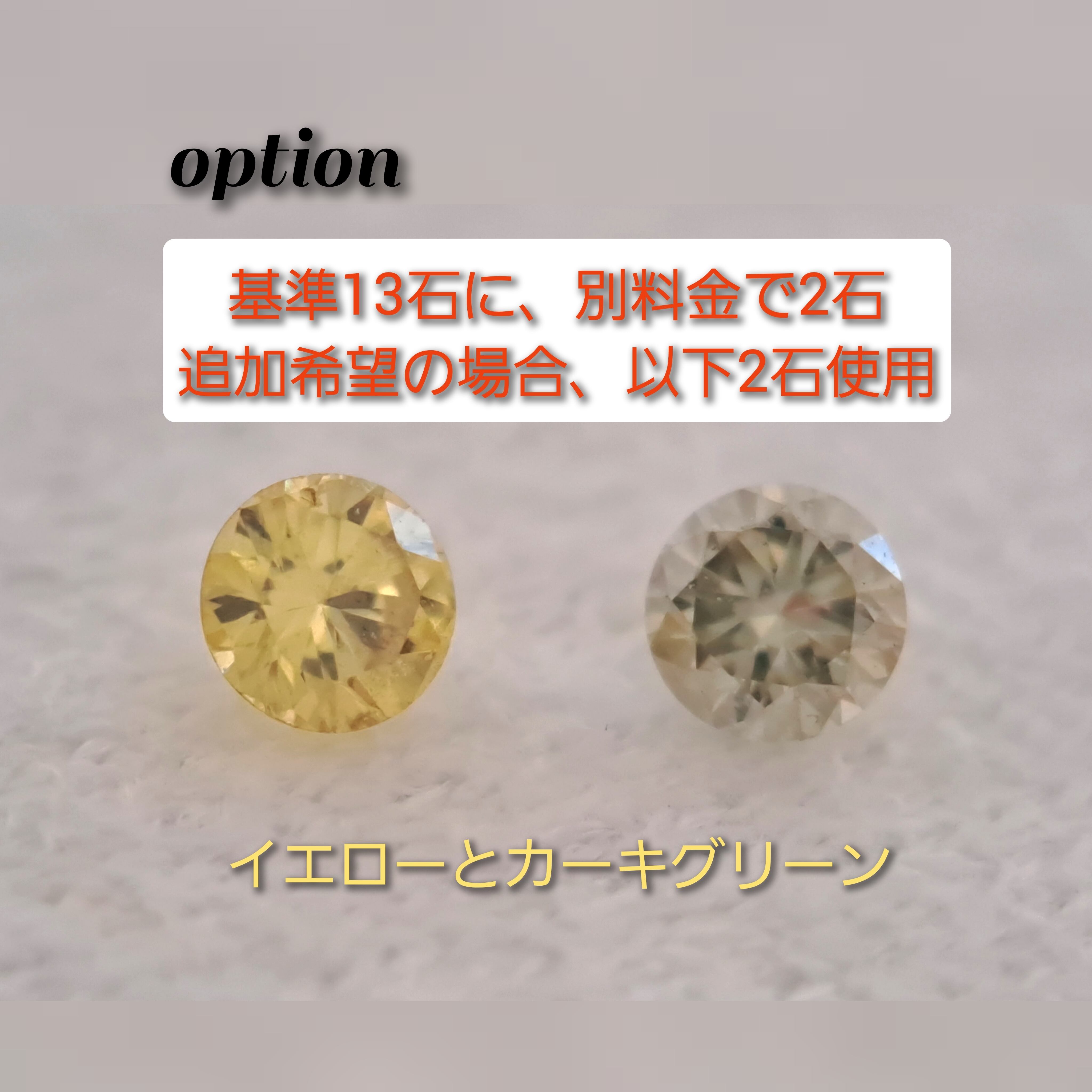 【オーダーメイド一本限定 】虹色マルチカラーD13石計0.486ct（ノーソート天然保証）ハーフエタニティリング彫り留め版 | fancy ...