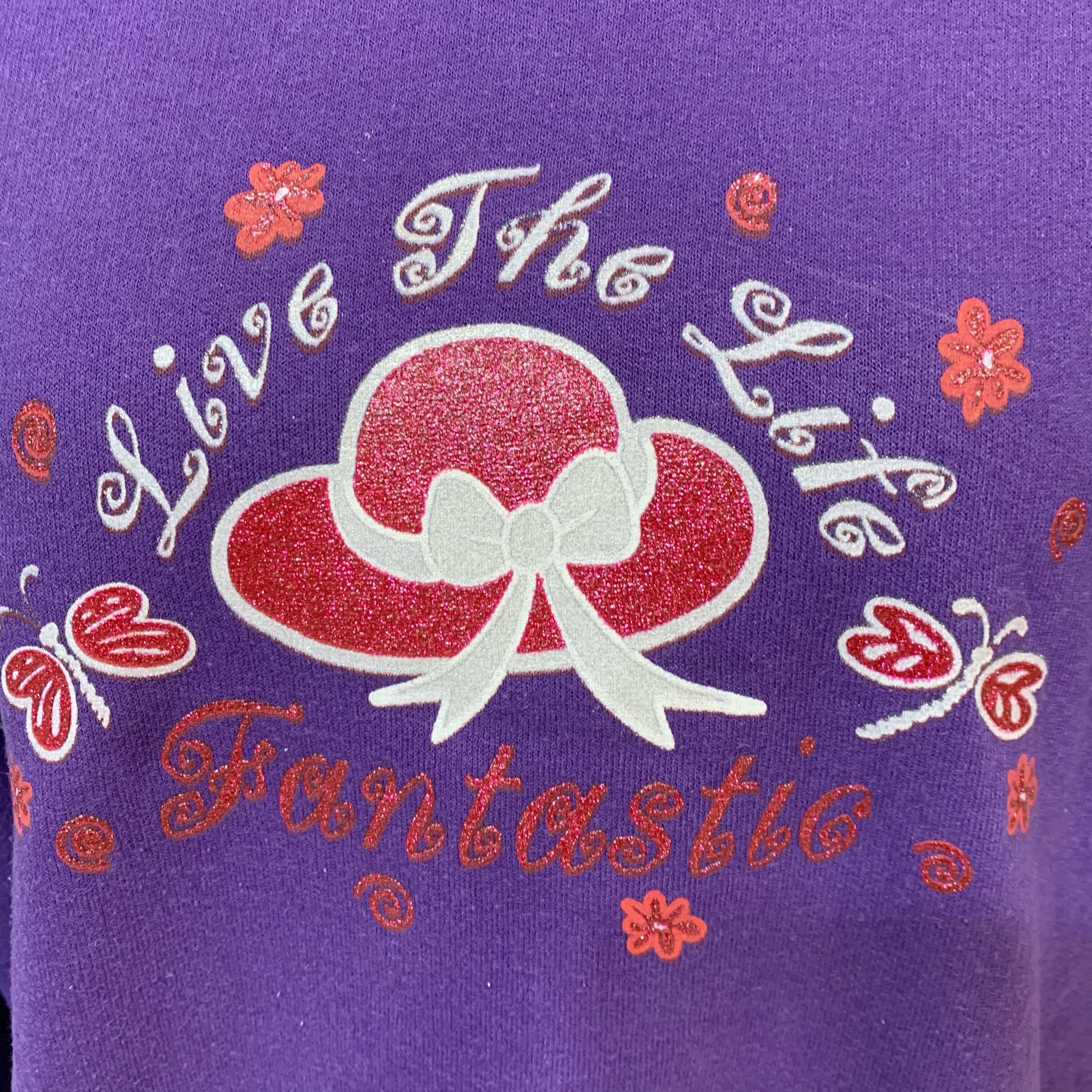 【MADE in USA】ENDLESS DESIGNS Girly Print Sweatshirt | soravintage