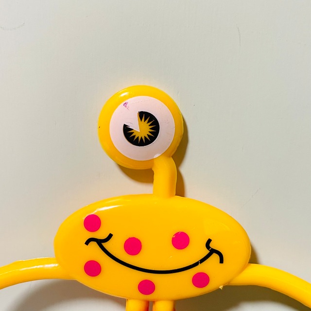 YELLOW ALIEN BENDABLE FIGURE 黄色いエイリアン 宇宙人 ベンダブル フィギュアポーザブル くねくね人形 ...
