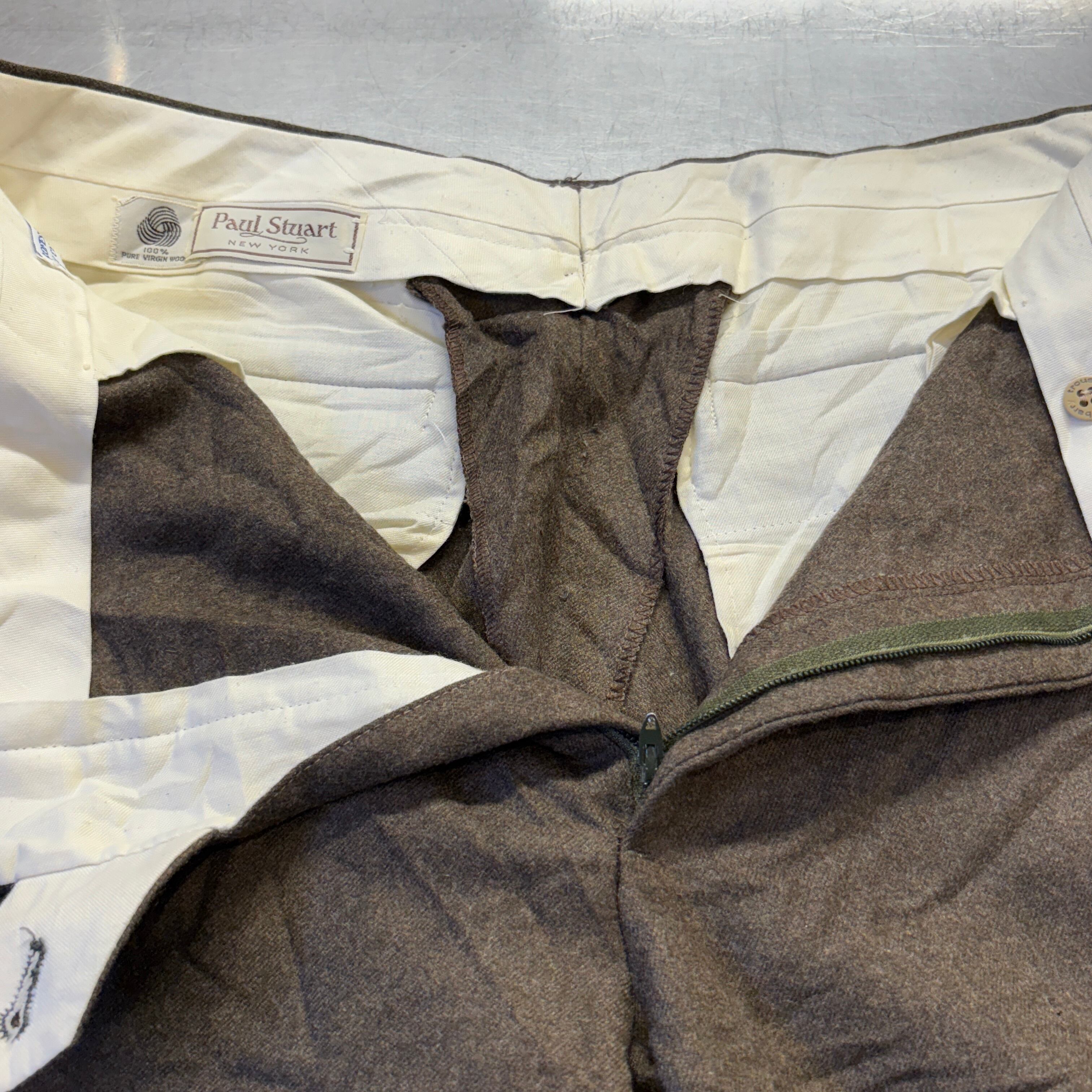 1980s PAUL STUART WOOL SLACKS | safarionline