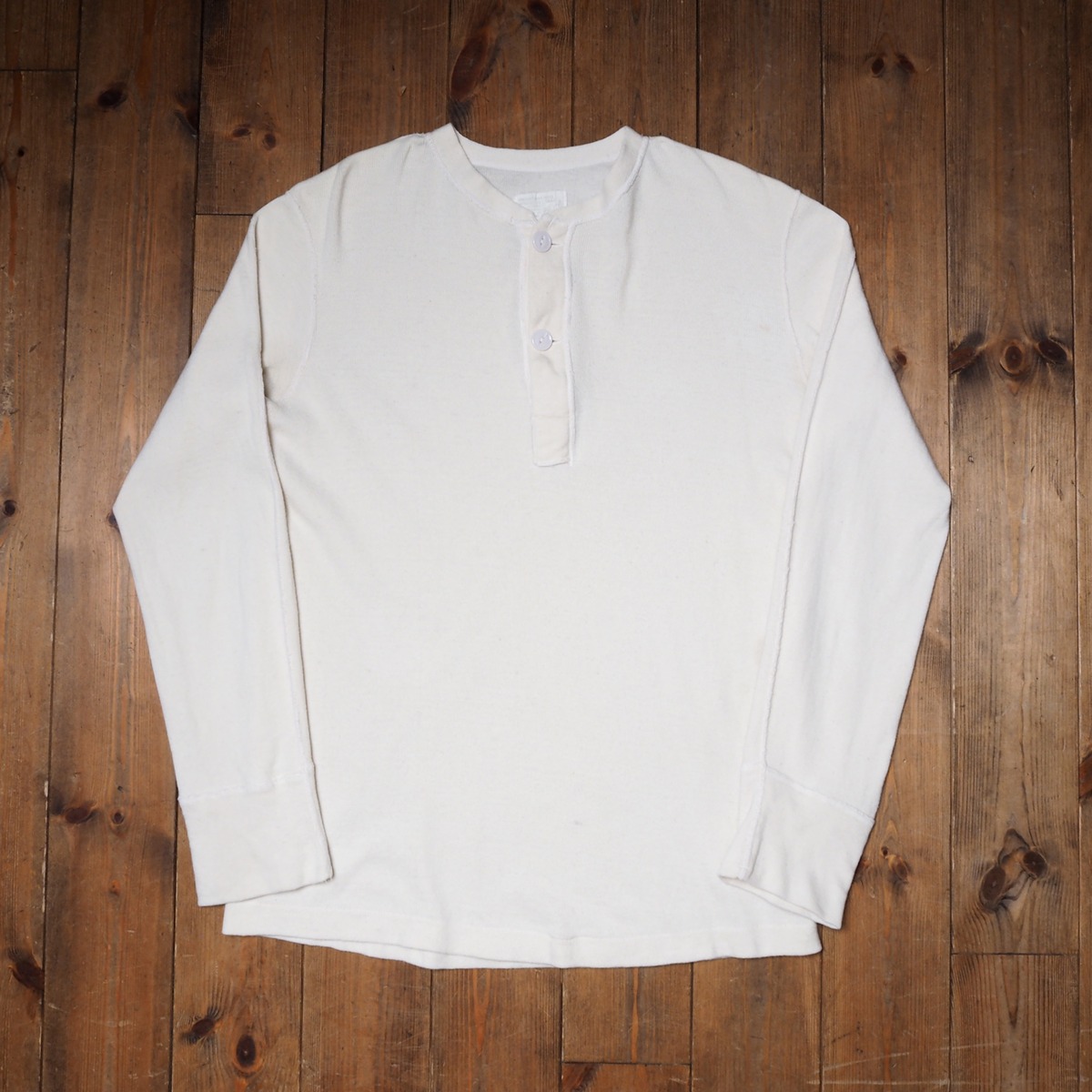 70’s U.S.Army henry neck shirt | 古着屋シミー