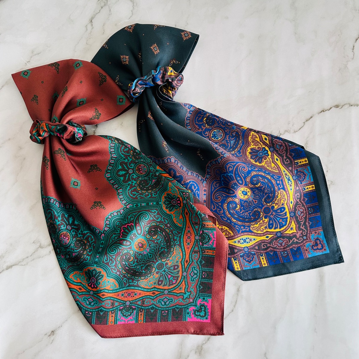 【208】クラシカルペイズリースカーフ | BELLA GENTE