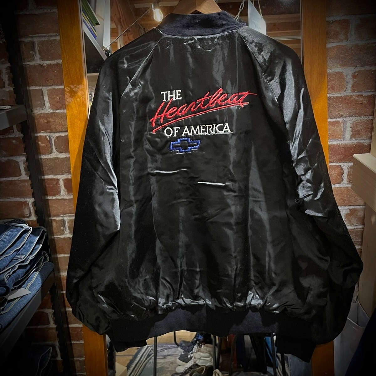 80s USA製 West Ark CHEVROLET Nylon Jacket Black | 古着屋DAISY