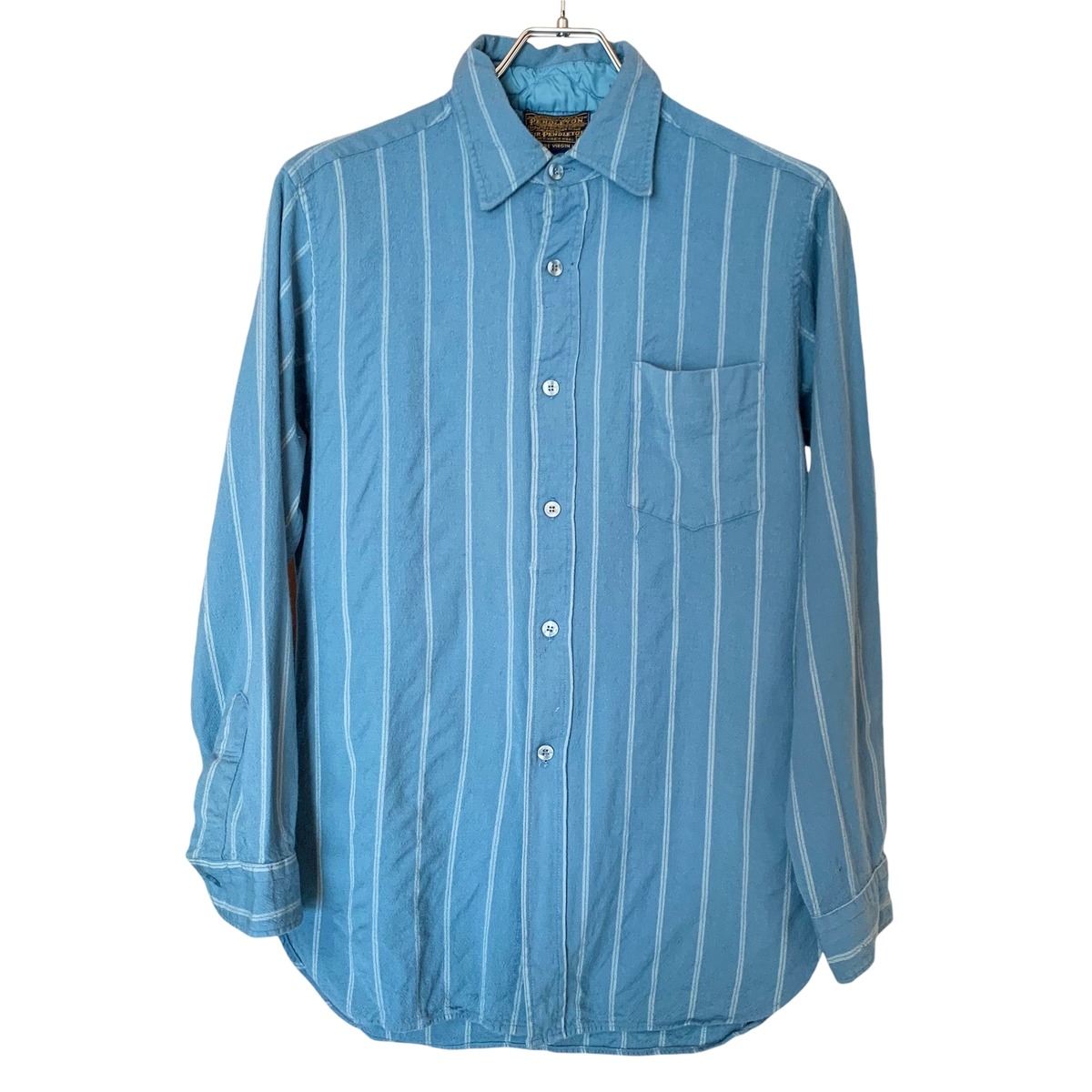 60's SIR PENDLETON Stripe Wool Shirts 【L】 | BIT STORE