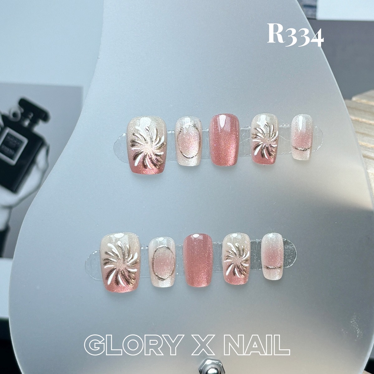 R334 ネイルチップ サイズXS/S/M | Glory X Nails