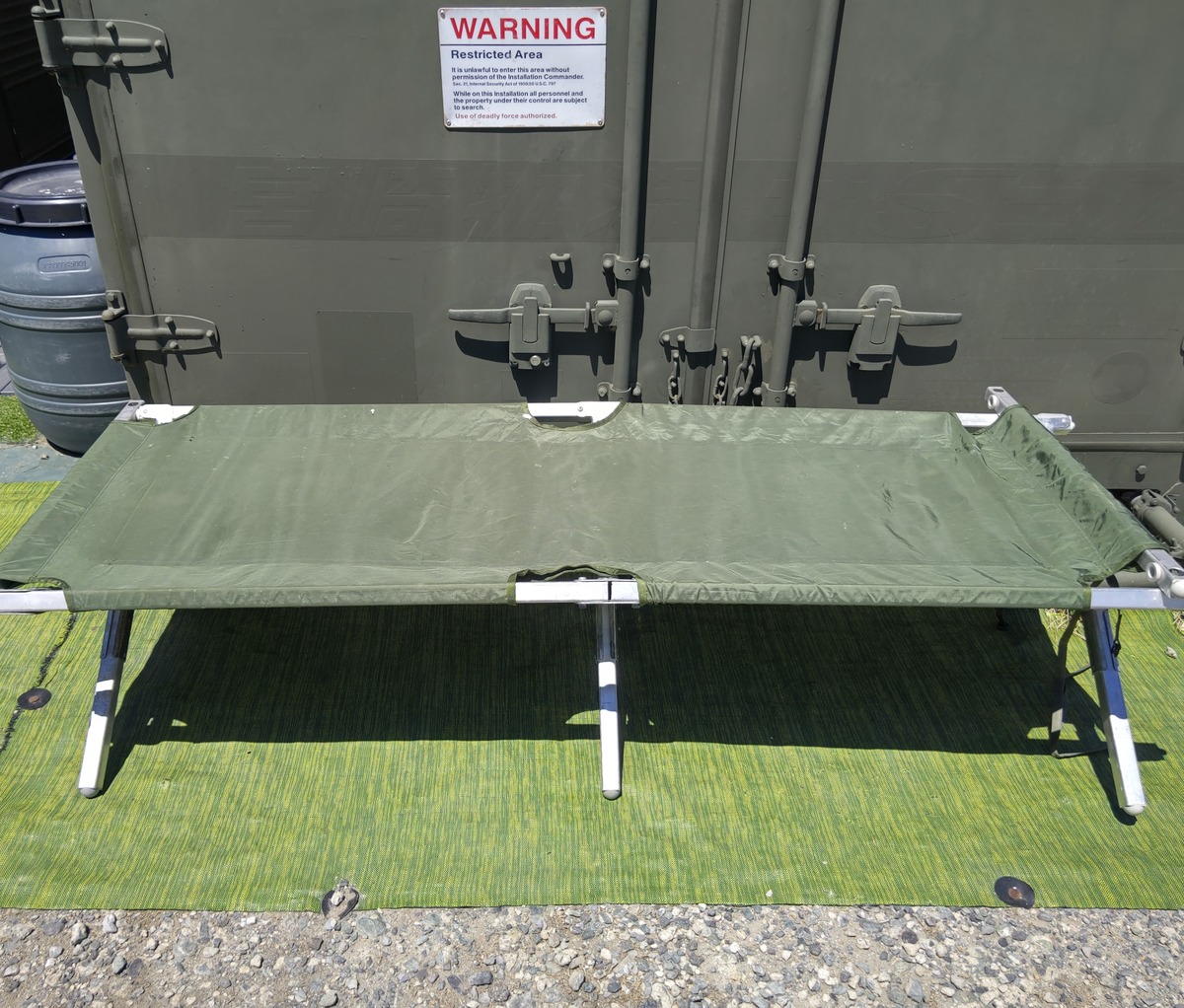 極上品 米軍 アメリカ軍放出品実物払い下げ ミリタリーGIコットベッド キャンプ | ミリタリー CAG