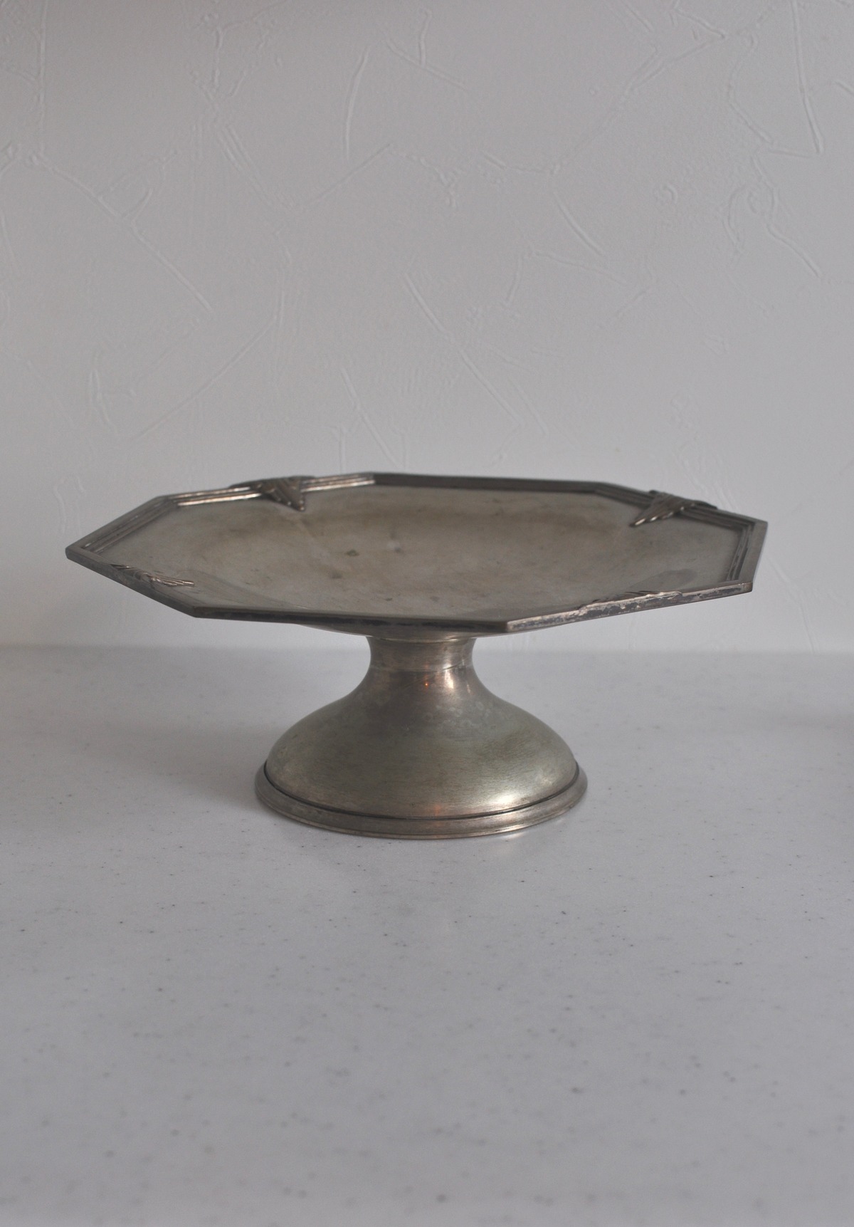 シルバー silver ／ オクトゴナルコンポティエ （3609） アンティーク | オークルマルシェ | 古道具・骨董・アンティーク ...