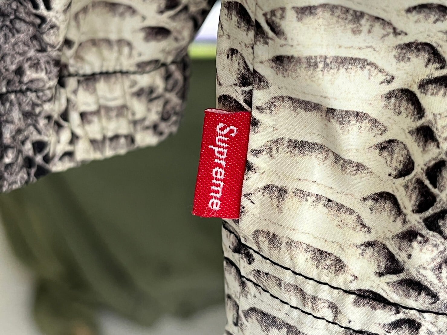 Supreme × THE NORTH FACE SNAKE SKIN TAPED SEAM COACHES Supreme × THE NORTH FACE SNAKE SKIN TAPED SEAM COACHES