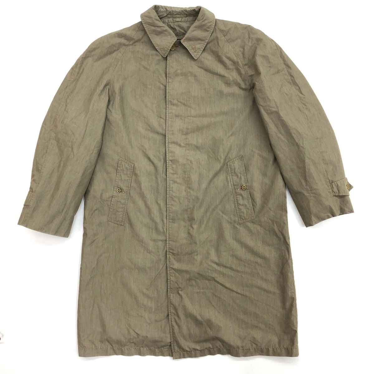 Burberry's バーバリーズ 70-80年代 ステンカラーコート イングランド製 ヴィンテージ ベージュ | 古着屋 EAGLEBASE